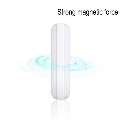HaoDatong 25mm(0.98 inch) PTFE Magnetic Stirrer Mixer Stir Bar,White Color,Stir Rod Magnetic,Laboratory Bar,Stir Plate Magnet ,Stir Plate Bar,10 Pcs Set