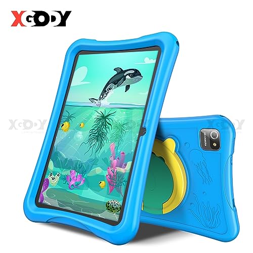 10 Inch Tablet Android 4GB 64GB PC IPS Screen Ultra-Thin 2.4G WiFi Bluetooth Type-C Tablets with Keyboard Gift for Kids Blue with Keyboard/China