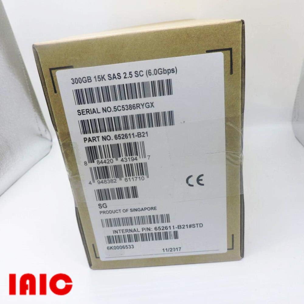 100% in Box 3 Year Warranty DL580G8 300G 15K SAS 2.5inch 652611-B21 653960 Need More Angles Photos, Please Contact me