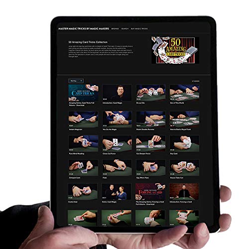 50 Amazing Card Tricks Kit for All Ages with Trick Decks Included
