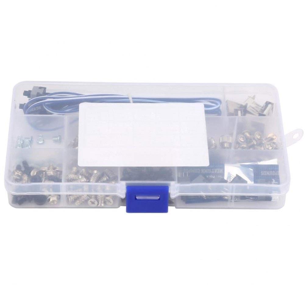 189pcs Motherboard Hard Disk Screws PC Assortment Kit Computer Repairing Accessories brass screw DUOER