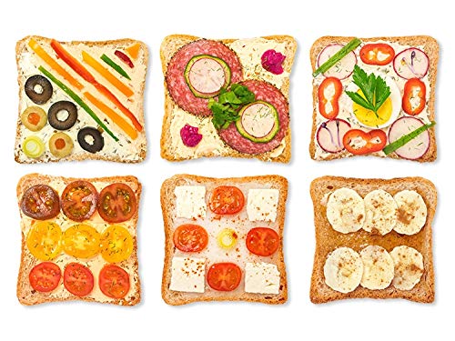 Bread Slicer&Bread Knife Hovico Bread/Bake/Bread Slicer Cutter, Compact Foldable Bread Sandwich Toast Bread Slicer,Simple,Easy to Clean,Safe Materials,Mold,Handy