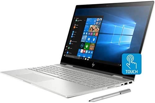 2019 HP Envy x360-15t Quad Core with 10th Gen. Intel i7-10510U, HP Stylus Pen, IPS FHD Edge-to-Edge, Fingerprint, Windows 10, B&O Audio 15.6" Convertible 2-in-1 Laptop PC (16GB RAM, 1TB SSD)
