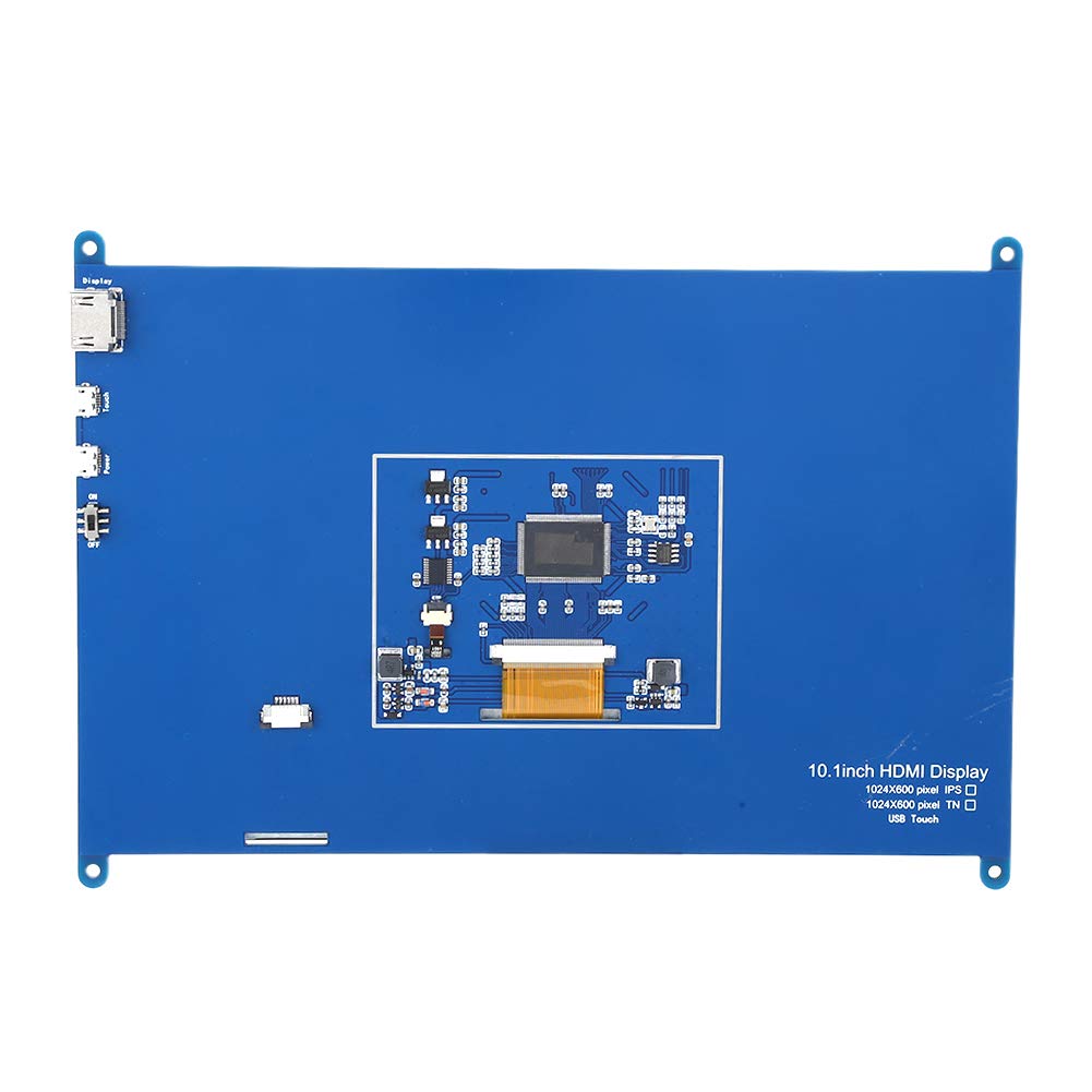 10in Touch Screen, 1024×600 LCD Display with Charging Cable, for Raspberry Pi 4 Screen, for Raspberry Pi/Windows/Ubuntu/Raspbain/Ulinx/Linx