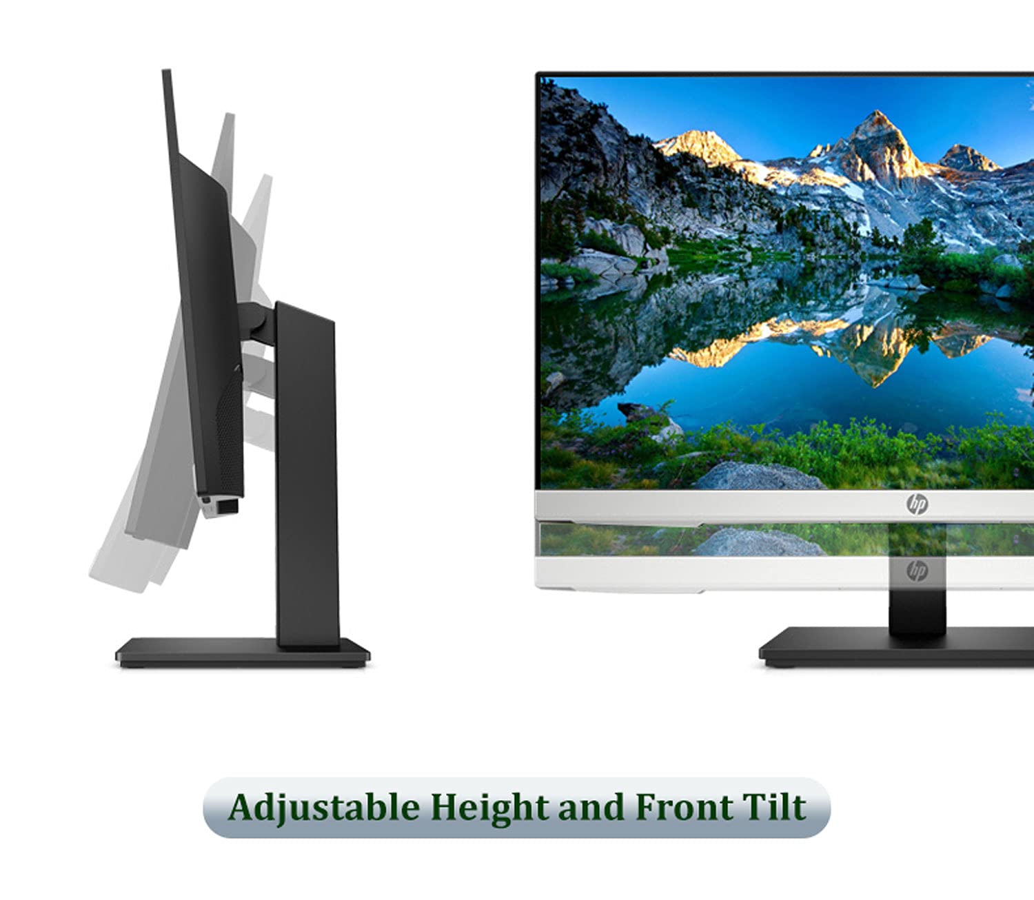 HP 24mh IPS Full HD LED 24 Inch Anti-Glare Computer Monitor, HDMI, VGA, Display Port, Edge to Edge Screen, Upto 16.7 Million Colors, 178 Degree Viewing Angle, 75 Hz Refresh Rate (Renewed)