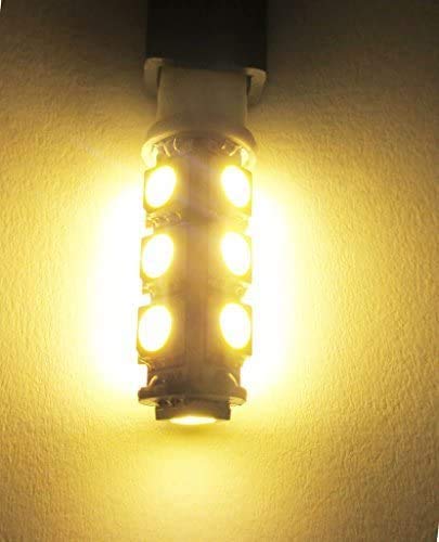 10 Pack LED Bulbs T10 Landscape Light Low Voltage 12v AC/DC Warm White Flicker-Free, Non-Polarity,