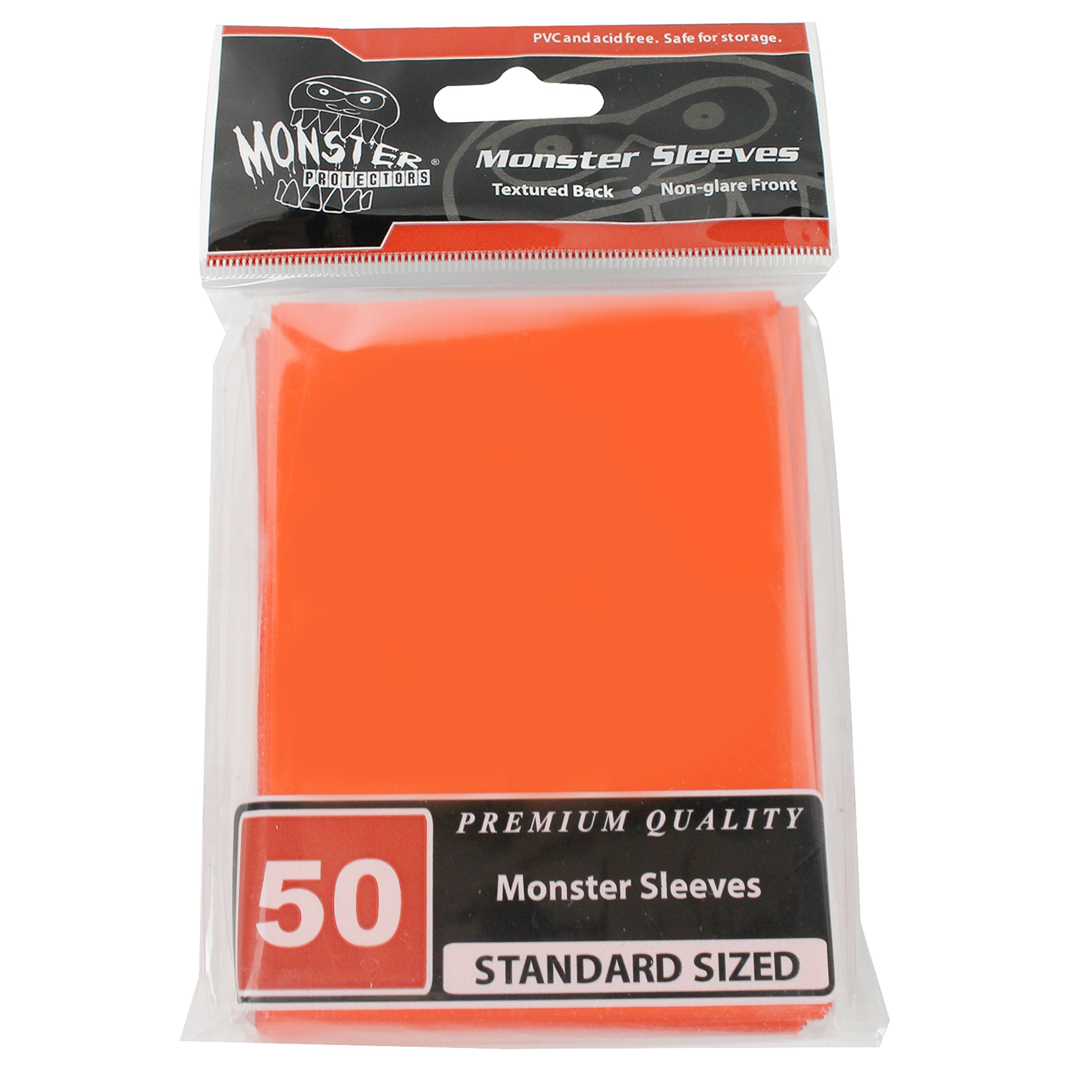 10 Pack Monster Gaming Sleeves (50ct per Pack- Value 500 Sleeve Set) - Standard Sized, Glossy - Fits Standard Sized Gaming Cards