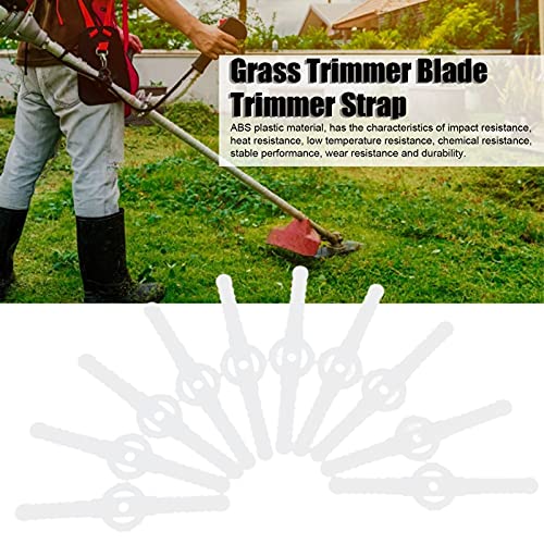 10 Pcs Trimmer Head Blades, Durable Lawn Mower Weed Wacker Cutter Blade Replacement for Cordless Grass String Trimmer Weed Eater