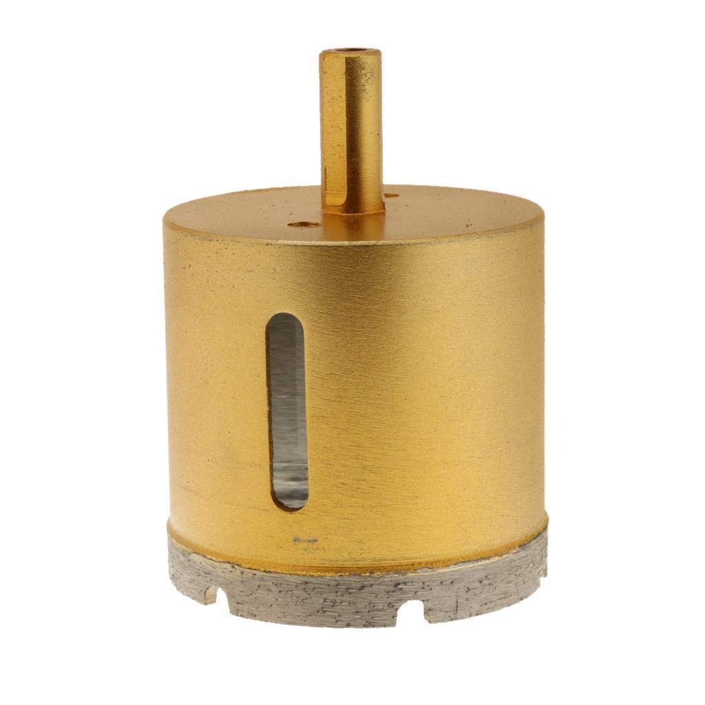 2-1/2 Inch Masonry Hole Saw, Diamond Hole Saw, Heavy Duty Dry Core Bits for Concrete, Brick, Cinder Block, 3/8 inch Shank, Core Drill Bit Extra Long Depth of Cut