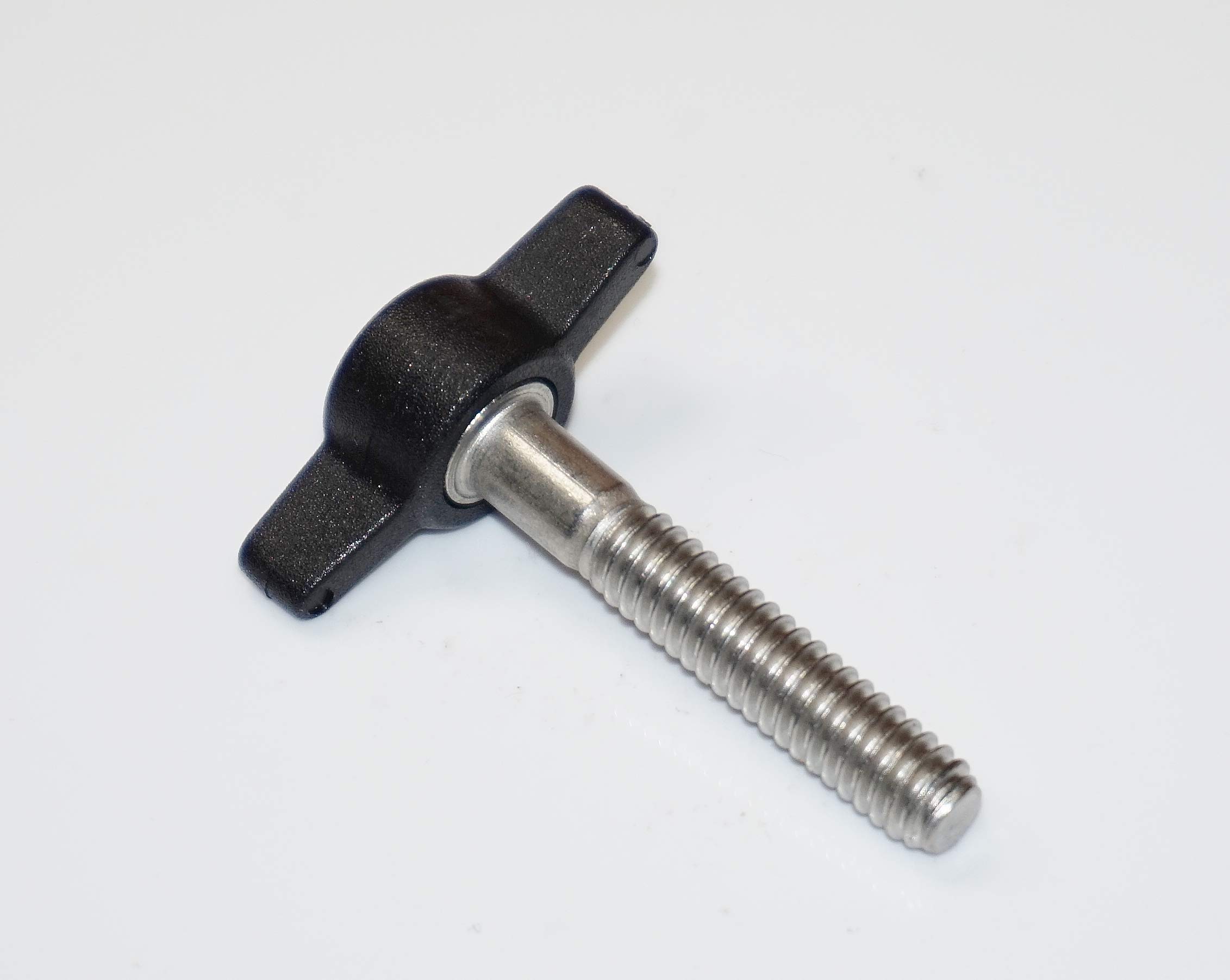 1/4-20" x 1-1/2" Thumb Screws with Tee/Wing Butterfly Black Thumb Screws (8)