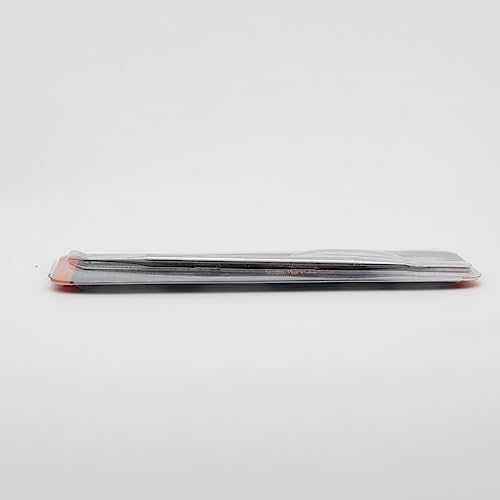FVION 2 in 1 Eye Lash Lift Tool – Stainless Steel Eyelash Separator Tool for Eyelash Eyebrow Perming Tinting, Metal Lash Lift Rods Tools for Curling Extensions, Precision Lash Comb - Silver