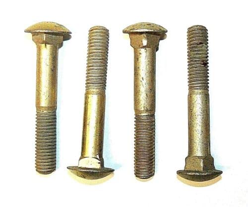 1/2"-13 X 3 1/4" Carriage Bolts - Grade-2 - ZINC Yellow - LOT of 25 Pcs. PT HQ