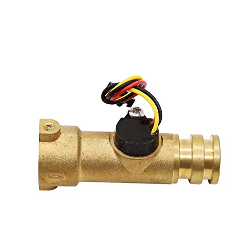 1/2" Water Flow Sensor Brass 1.75MPa Sensor DN15 Quick Connect Water Heater Turbine Flowmeter DC5~18V