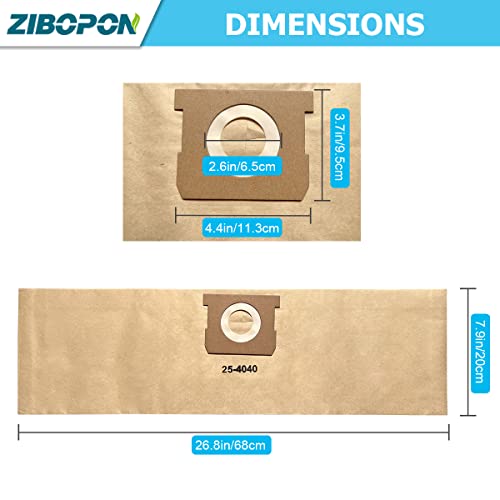 10 Pack DXVA25-4040 Dust Bag-4 gallon Replacement for DEWALT DXV04T 4 Gallon Wet/Dry Vacuum