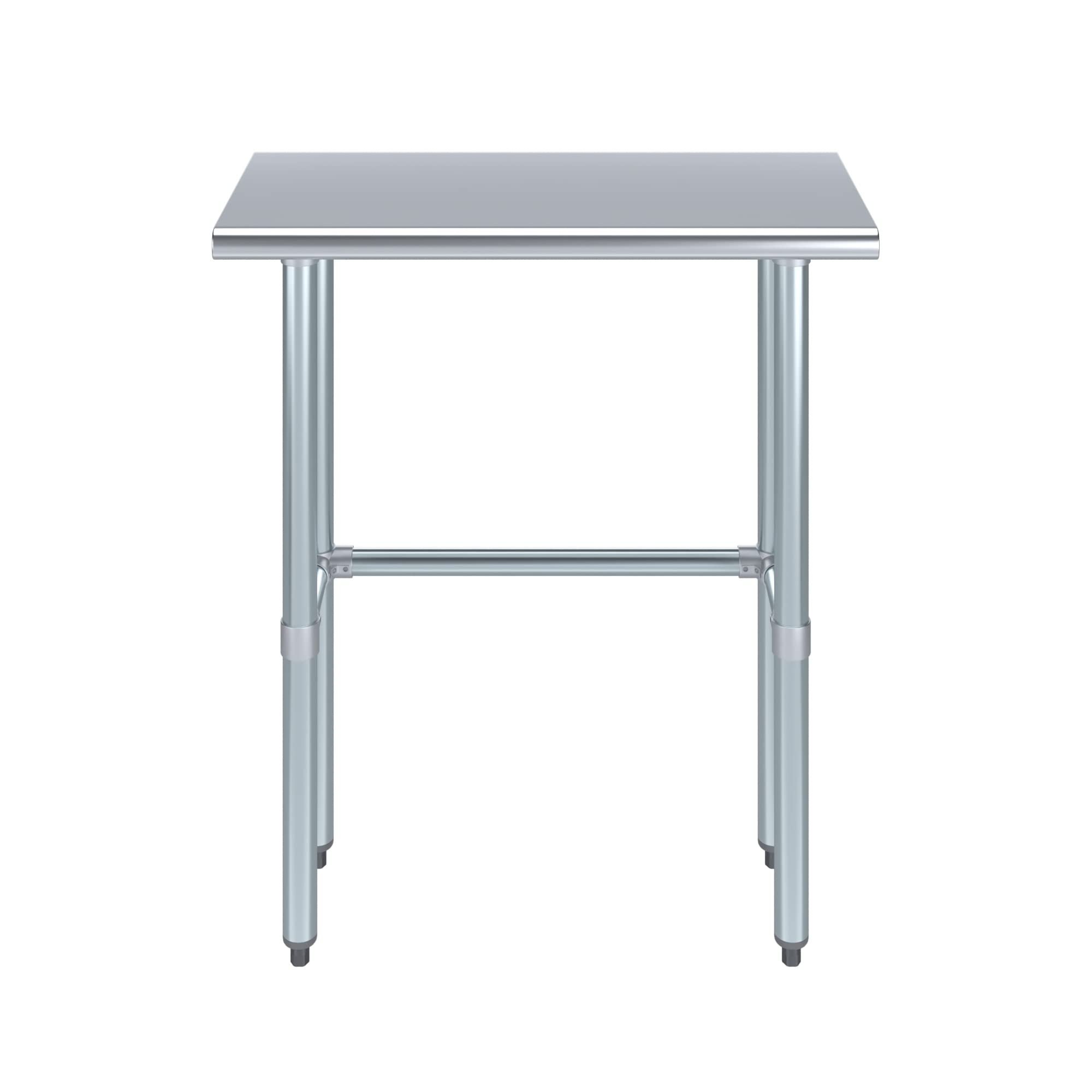 14 in. x 30 in. Open Base Stainless Steel Work Table | Residential & Commercial | Food Prep | Heavy Duty Utility Work Station | NSF