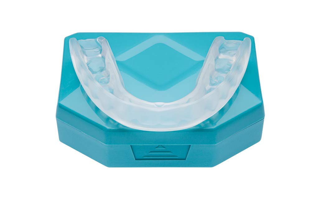 1+1 Professional Dental Splint with improved design, against Teeth Grinding, Mouth Guard for Clenching at Night TMJ Relief Protection Bruxism Custom Fit Bite Tray storage case included