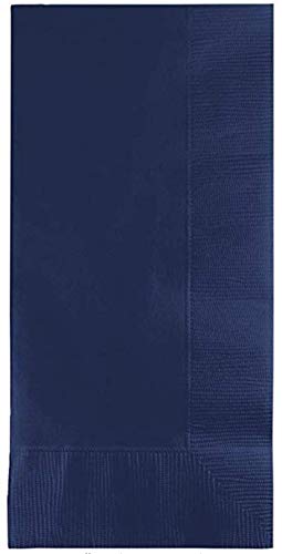 100 Navy Dinner Napkins for Wedding, Party, Bridal or Baby Shower, Disposable Bulk Supply Quality Product (Navy)