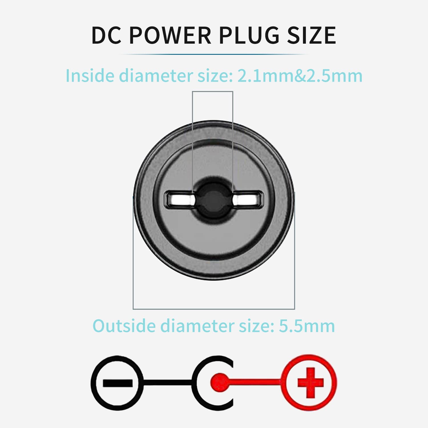15V 3A 2A 1A AC DC Power Supply Adapter, [15 Volts 3 Amps, 3.3ft Cord] DC Plug 5.5 x 2.1mm & 2.5mm for 15 Volt 1A 1.1A 1.2A 1.3A 1.4A 1.5A 2A 3A 100mA~3000mA 45 Watts Equipment (Center Positive)