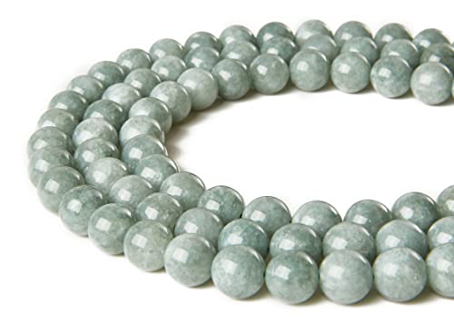 100pcs 6mm Burmese Jade Beads Natural Gemstone Beads Round Loose Beads for Jewelry Making