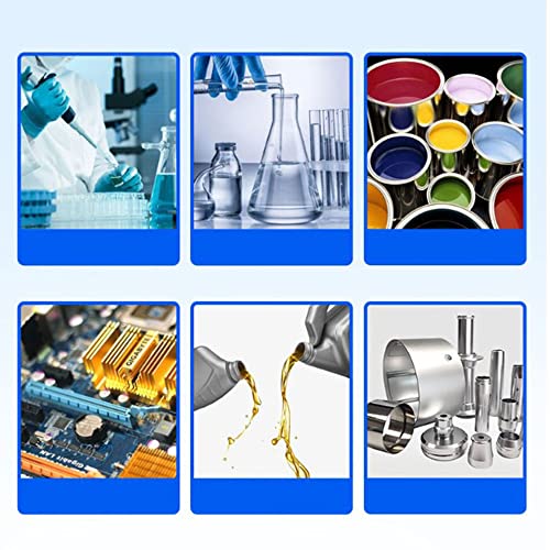 10Pcs 33.82oz/1000ml Plastic Bottles, Lab Cylindrical Chemical Reagent Bottle, Wide Mouth Laboratory Reagent Polyethylene Bottle Sample Sealing Liquid Storage Container for Food Store Translucent