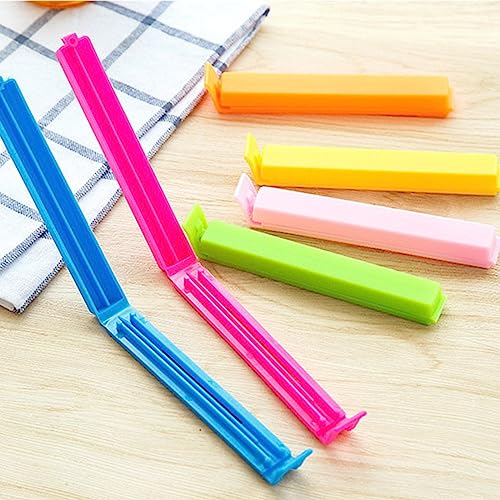 20-pc Bag Clips Sealer, Assorted Colors, Food Sealing Clips