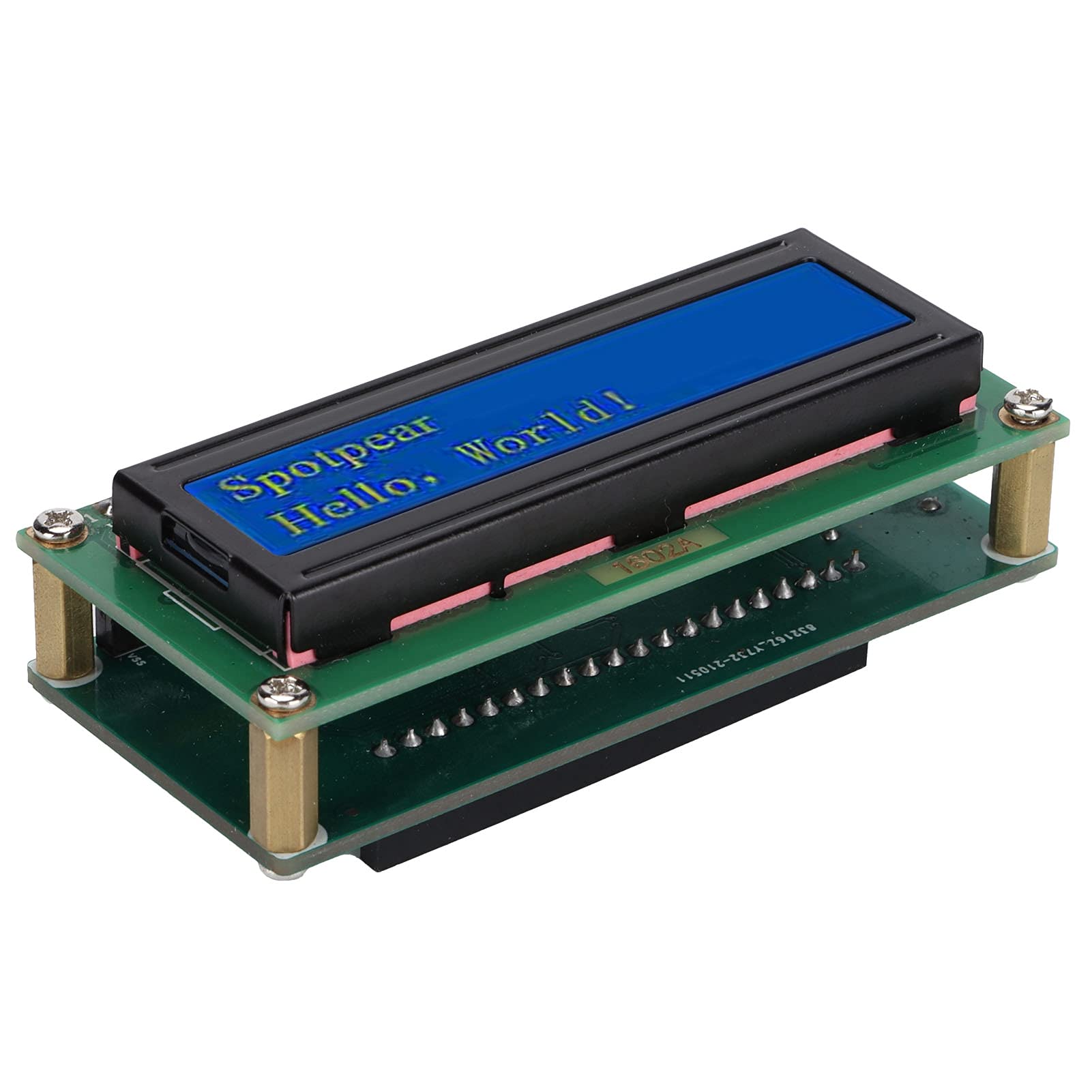 1602 LCD Display Screen Blue, LCD Display Module, Screen Expanding Board Accessories for Raspberry Pico(I2C Serial Port)