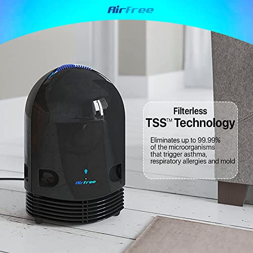 Airfree Duo - Filterless Air Purifier That Can Also Remove Odors - Remove Mold, and Allergens - Filterless Completely Silent Mode - Covers Up to 350 sq ft β Black