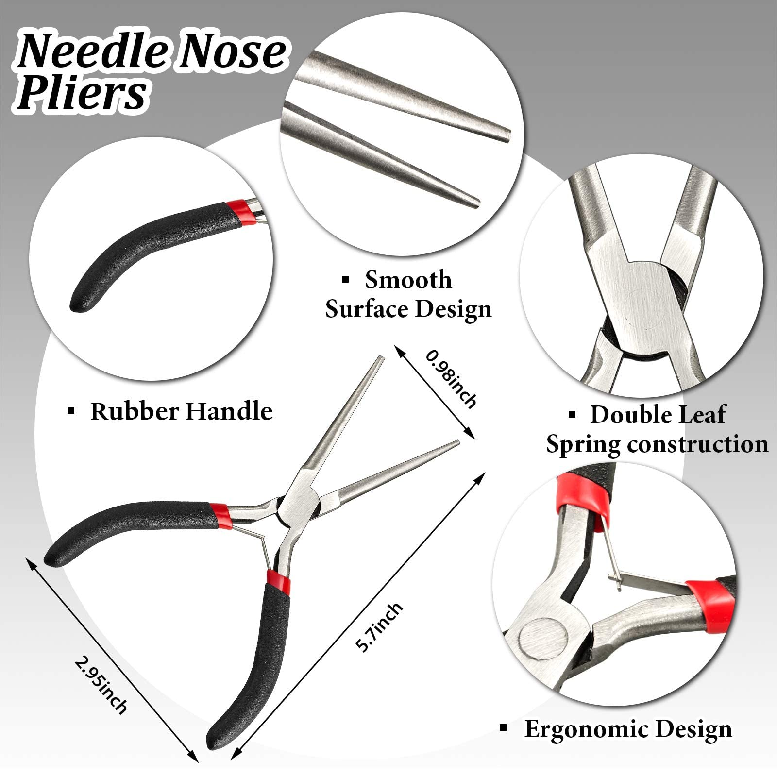 10 Pieces Metal DIY Model Tool Sets Tab Edge Cylinder Cone Shape Bending Assist Tools and Nozzle Pliers Flat Nose Pliers Needle Nose Pliers for 3D Metal Jigsaw Puzzles Assembly