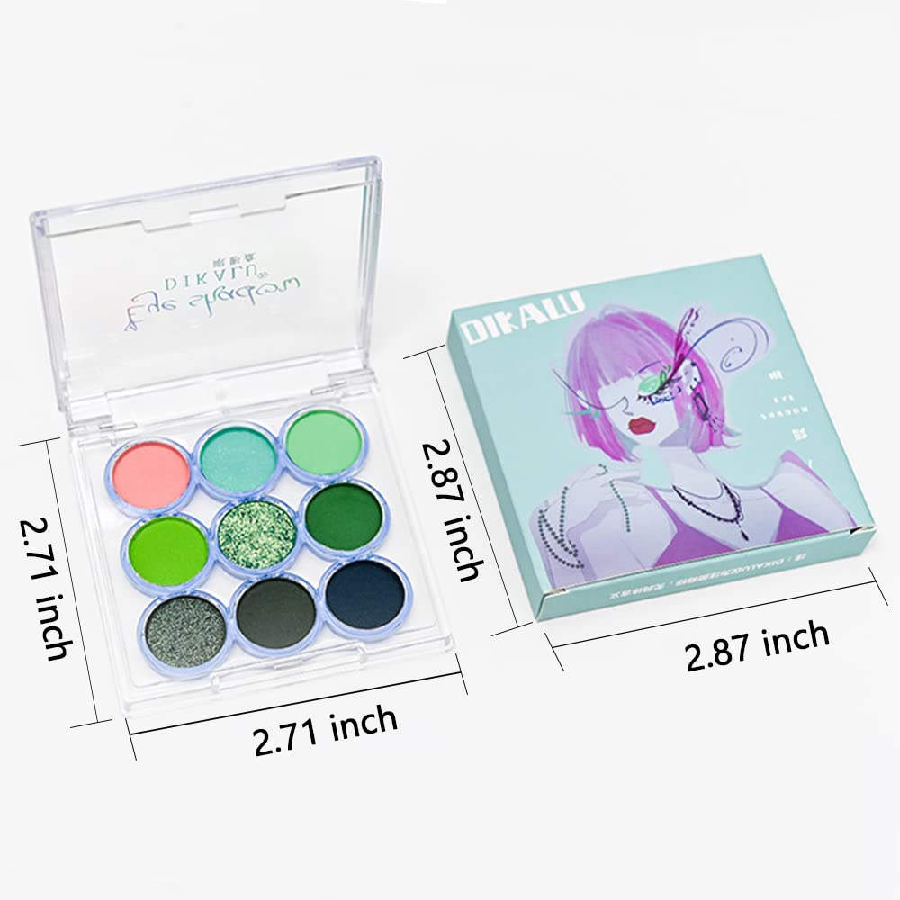 10 Girds Colorful Matte Shimmer Eyeshadow Palette for Eye Makeup,High Pigmented Eye Shadow Primers Powder Palet de sombras de ojos-