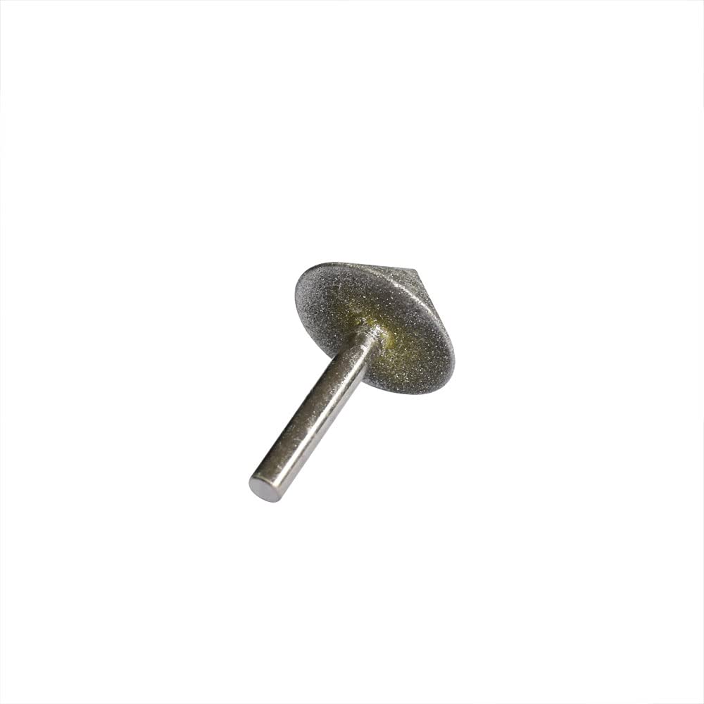 Albedel Tapered Drill Bit Chamfer Cutter Countersink Diamond Grinding Hole Tool 30mm Dia 90 Degree 8mm Shank for Ceramic Glass Marble Wood