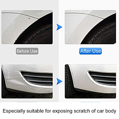 Car Touch Up Paint Pen Silver Auto Scratch Remover Pen 1F7 Auto Scratch Repair Kit for Deep Scratches Trucks Motorcycles Boat Cars Scratch Repair Easy Repair (For Toyota COROLLA, Metallic Silver)