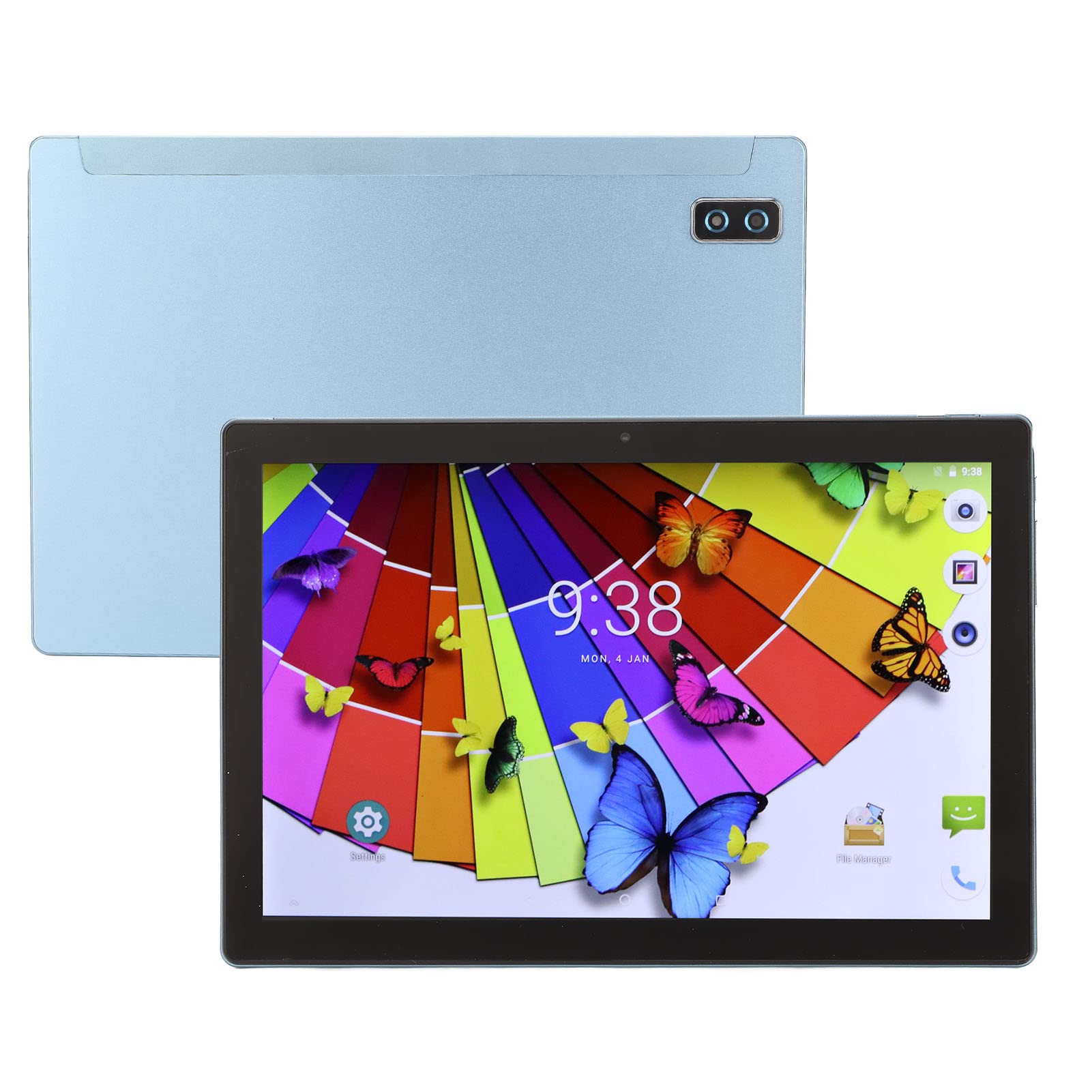 10.1in Tablet for Android10, 4G Network Phone Call, Dual SIM Card, 5G WiFi Type C Rechargeable, 8GB RAM 256GB ROM, Octa Core Processor, 1080x1920 IPS Screen