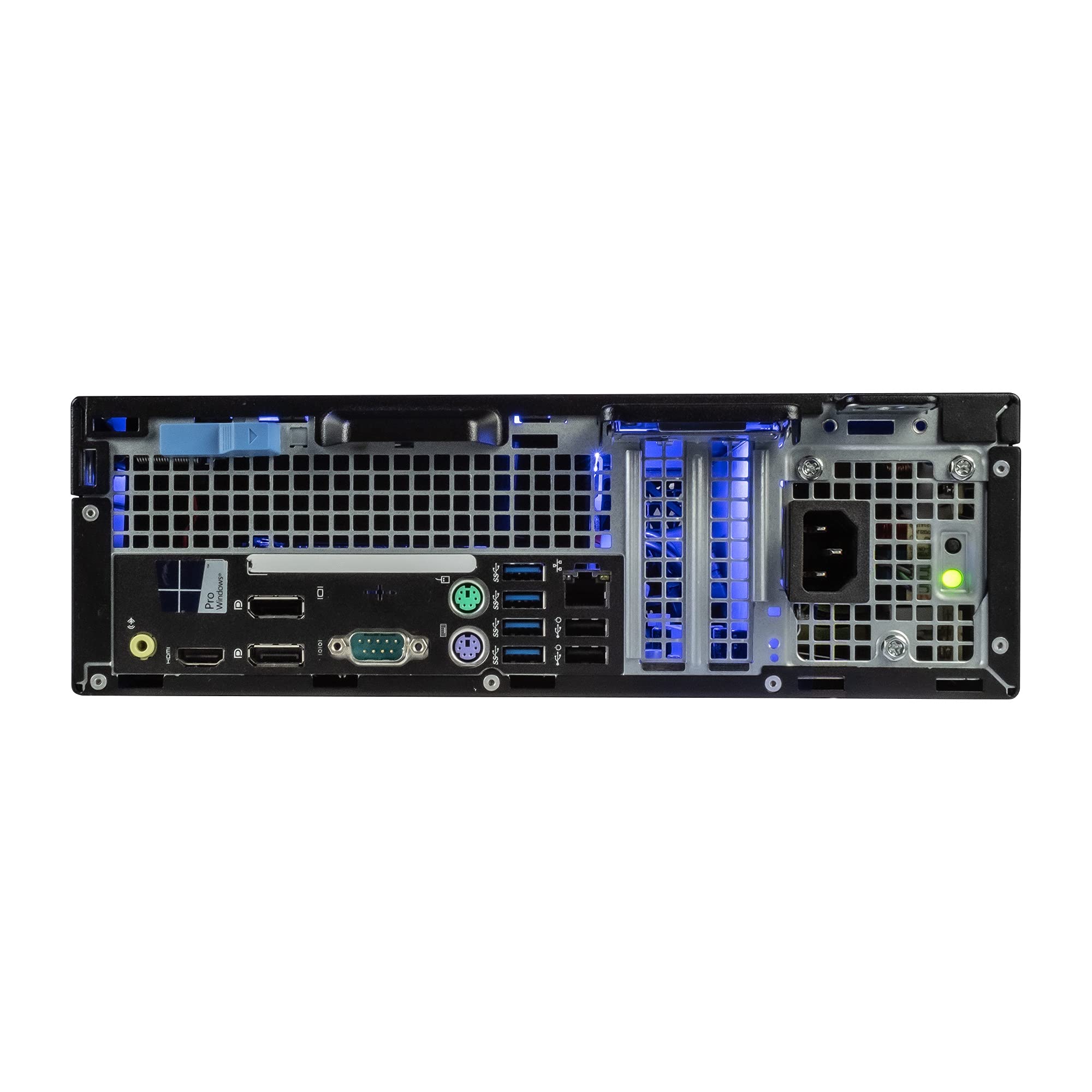 Dell OptiPlex 5040 Desktop Computer PC w/RGB Lighting, Ultra-Fast Intel i5, 16GB DDR4 RAM, 500GB SSD, DVD, WiFi, Dual 19 Monitors (Brands Vary), Windows 10 Pro (Renewed)