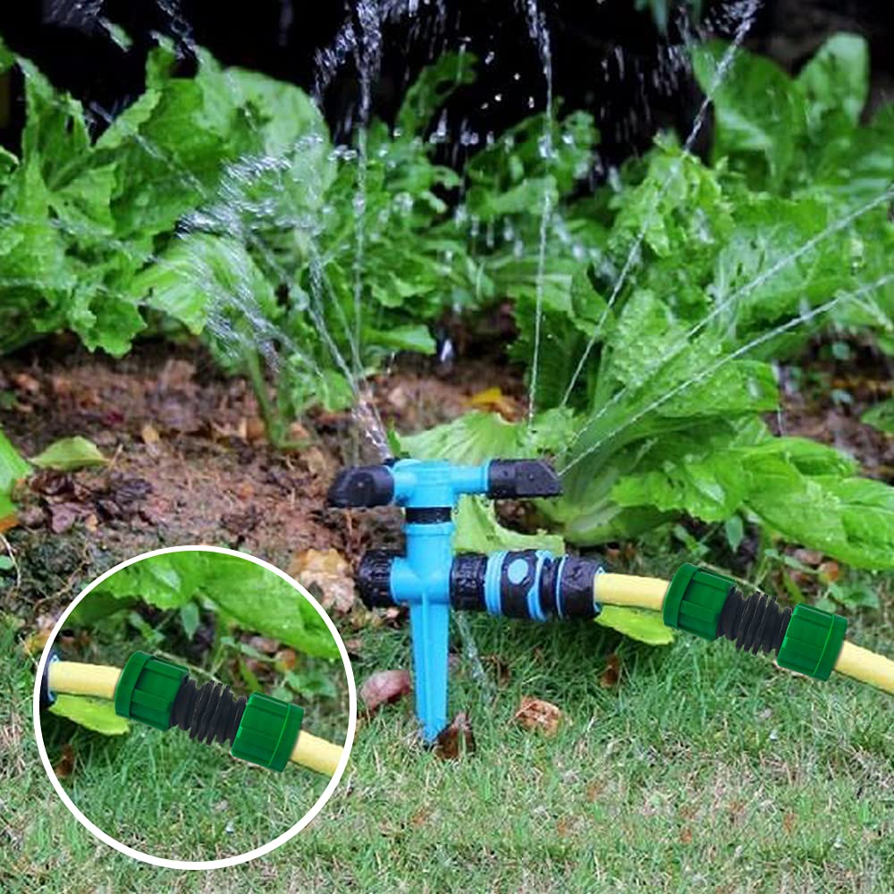 Alovexiong 10 Pieces Drip Irrigation Coupling, 5/8 Inch Universal Connector Drip Tubing Fittings, Compatible with Most 16-17 mm Drip Tape AG Tubing Drip or Sprinkler Systems