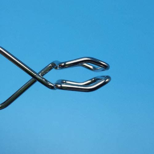 10 PCS Labs Stoddard Test Tube Clamp, Stainless Steel with Finger Grips, 6" Length