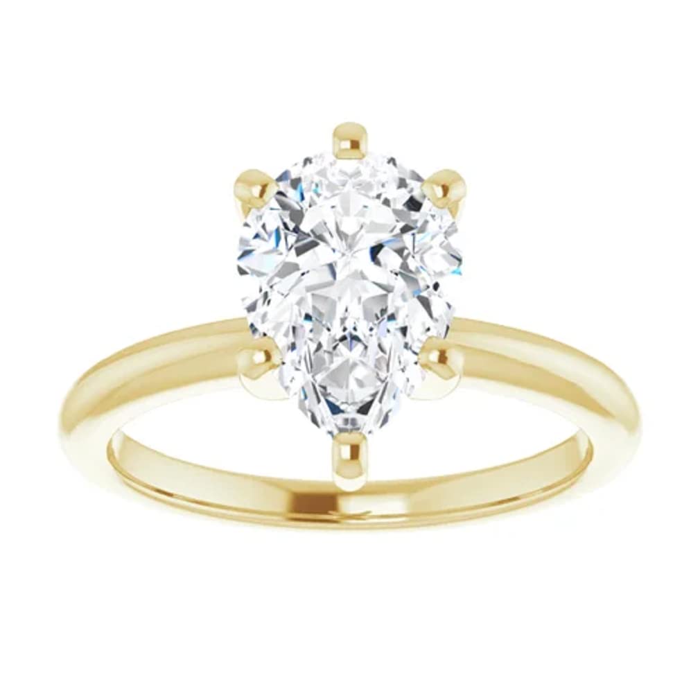1.50 CT Pear Cut VVS1 Colorless Moissanite Engagement Ring Set, Wedding/Bridal Ring Set, Sterling Silver Vintage Antique Anniversary Best Ring Sets Gift for Wife