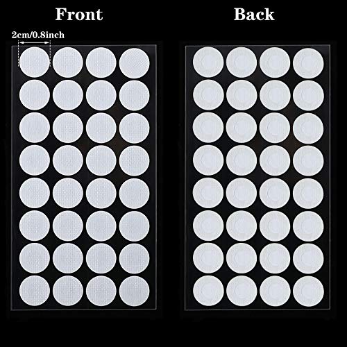 64 Pieces Synthetic Filter Paper Stickers 0.3 um Filter Disc Mushroom and 100 Pieces Vial Rubber Stopper Injection Ports for Mushroom Cultivation(7.6mm Diameter)