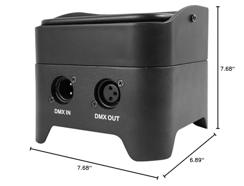 10 Rockville Best PAR 50 Battery Par Can Wash Up-Lights w/Wireless DMX+RGBWA+UV