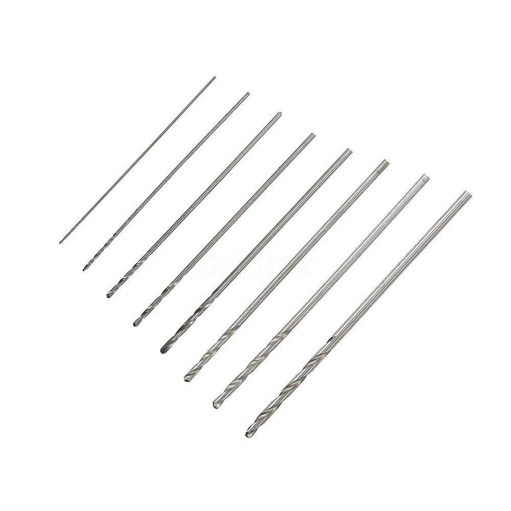 10Pcs HSS Metric Drill Bits 0.3mm Micro Mini Straight Shank Twist Drill Bit