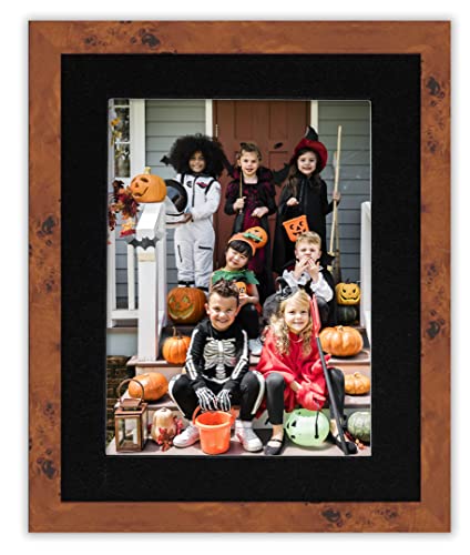 11x14 Mat Bevel Cut for 8x10 Photos - Acid Free Black with Black Core Precut Matboard - For Pictures, Photos, Framing - 4-ply Thickness