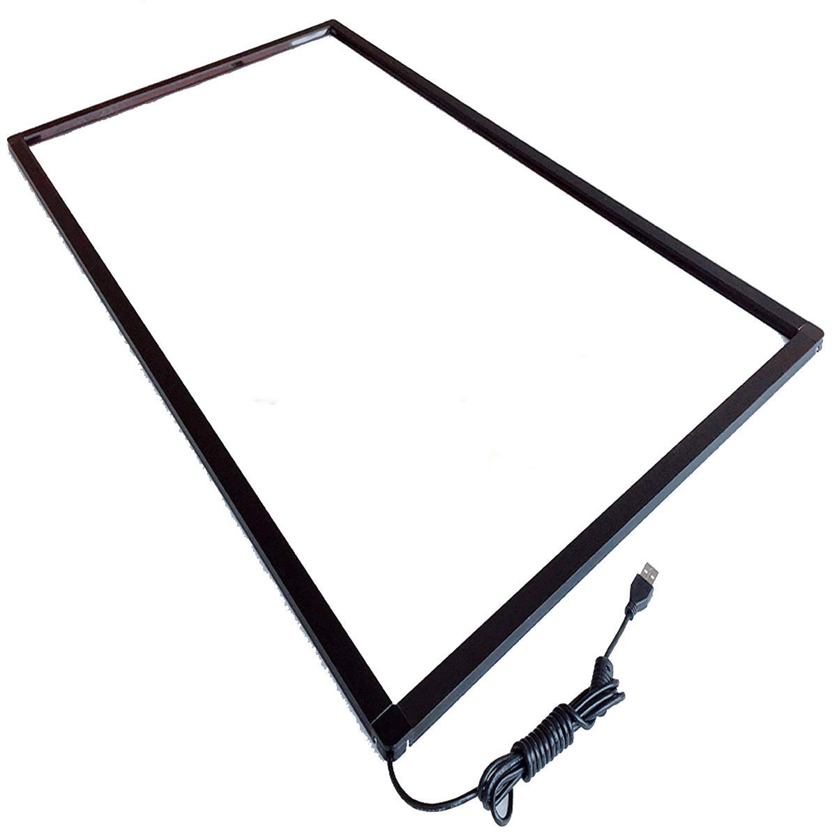 18.5 Inches 16:9 Ratio 10 Touch Points IR Touch Frame Panel,Touch Screen Overaly Kit with Glass Plug&Play