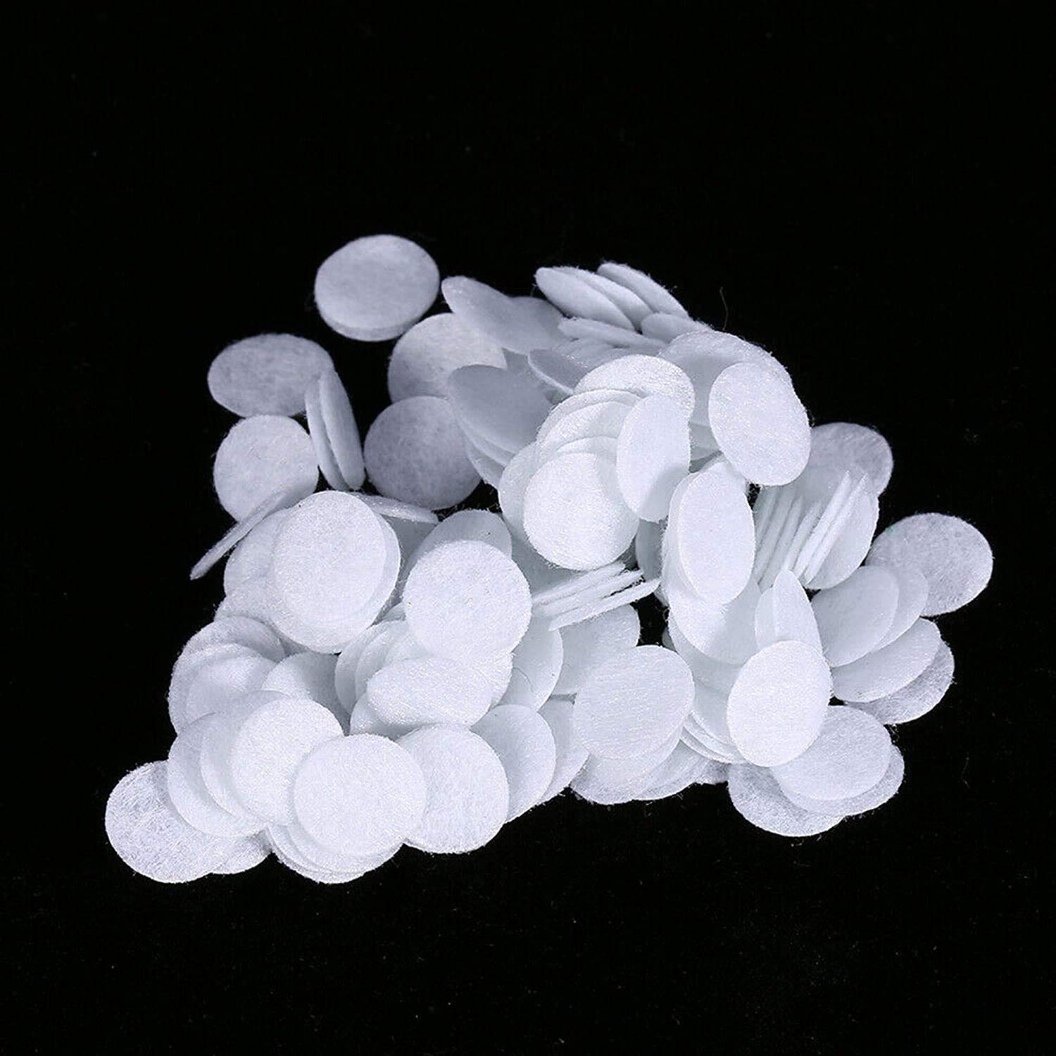 200 Pcs Microdermabrasion Cotton Filters Replacement 10 mm Dia Microdermabrasion Filters Facial Vacuum Filters Accesories Sponge Filter for Comedo Suction Microdermabrasion (White)