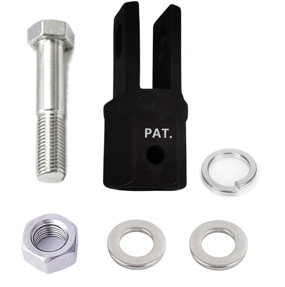 1/2" Scissor Jack Adapter Drill Adapter for Use with 1/2 Inch Drive/Impact Drills/Ratchet or Standard Drive Sockets or 13/16 Inch Lug Wrench/Tire Iron Make Your Scissor Jacks Lifting Easier (1)