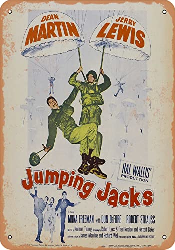 10 x 14 METAL SIGN - Jumping Jacks (1952) - Vintage Rusty Look