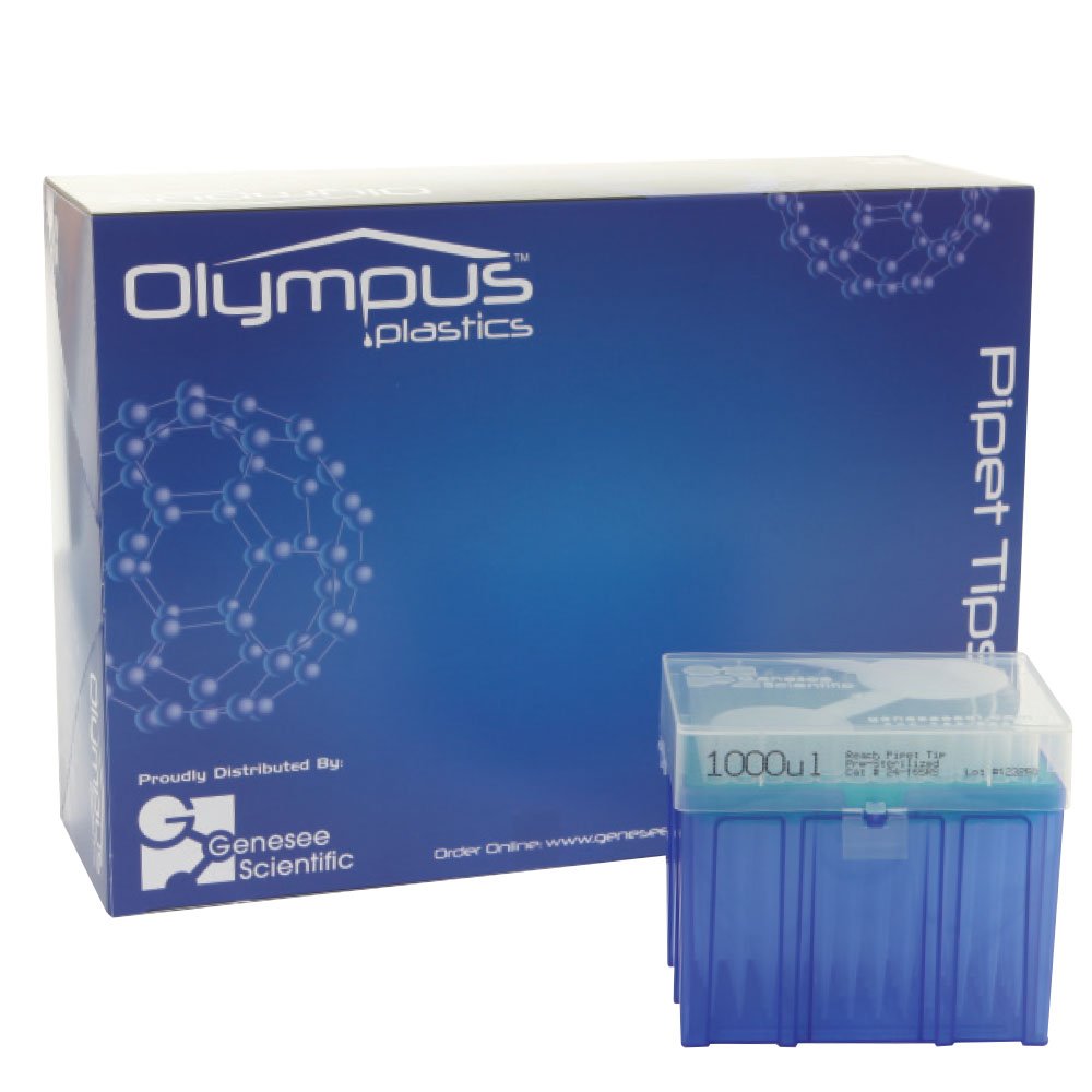 1000ul Reach Tip, Racked, Sterile, 8 Racks of 96 Tips/Unit