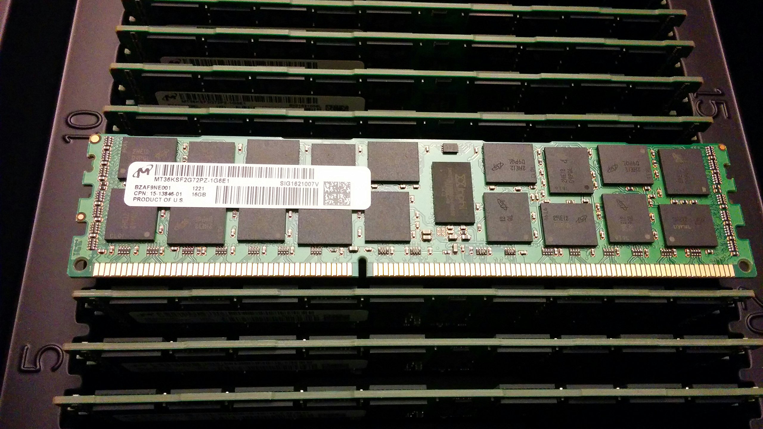 16GB PC3-12800R 1600 MT/s Low Voltage Dual Rank RDIMM, x4 Data W