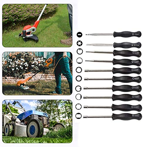 11 Pcs Carburetor Adjustment Tool Screwdriver Kit for Common 2 Cycle Carburator Adjusting Small Engine Carb Tune up Adjusting Tool,11 Carburetor Adjustment Tools+Bag by Lucky Seven