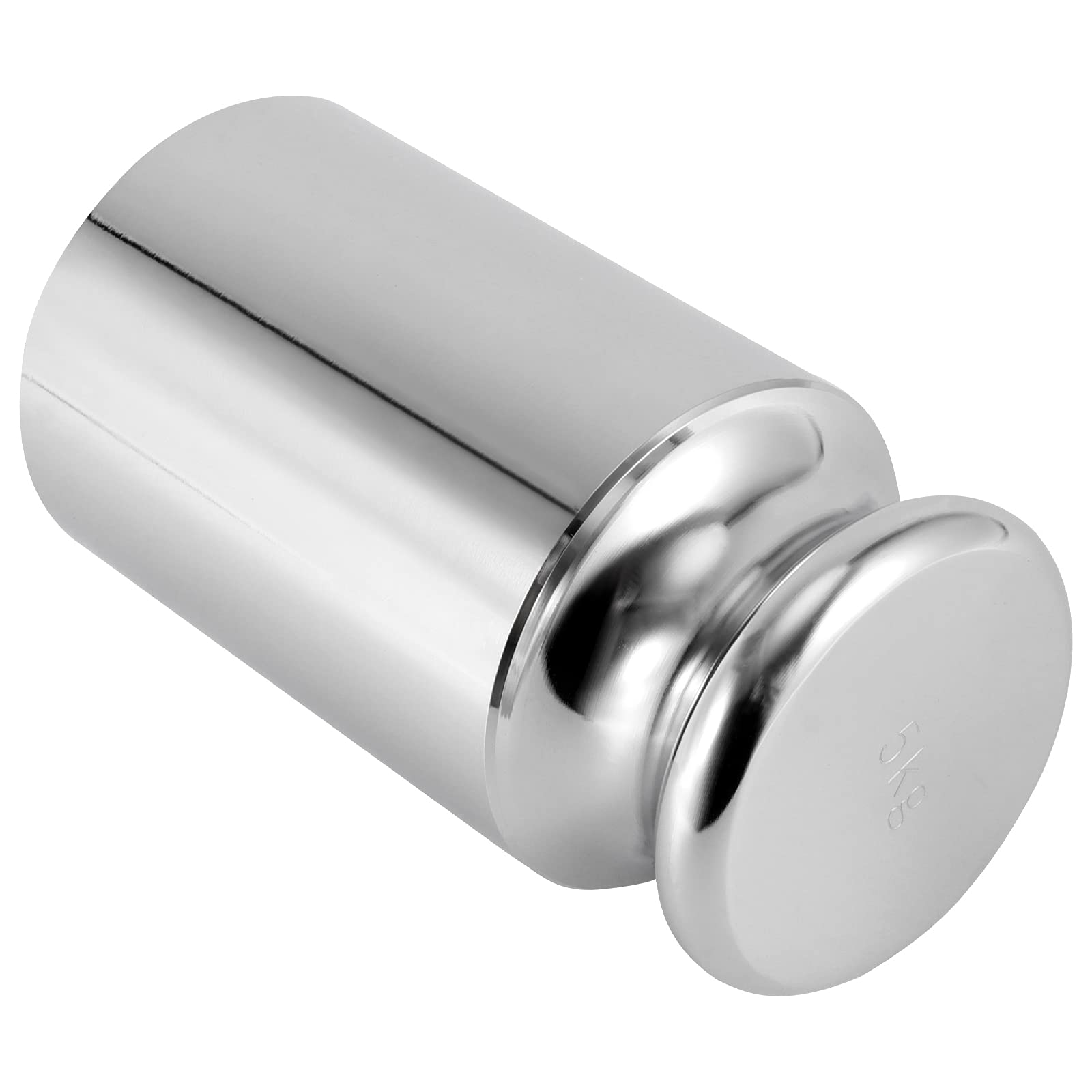 5kg Calibration Weight, Class M1 High Precision Grade 5000g Weigh Scales Calibration Weight, Precision Steel, Chrome Finish