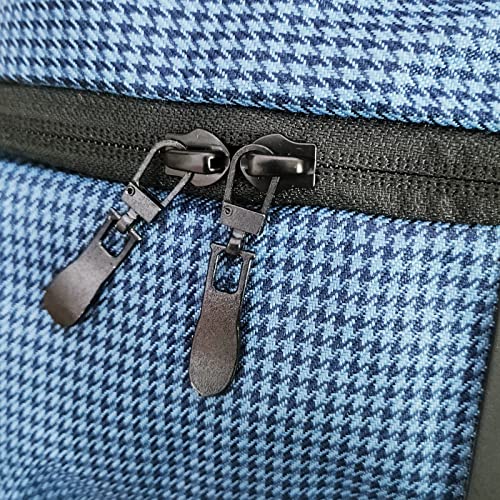 10 PCS Zipper Pull Replacement Metal Fix Zip Puller Detachable Zipper Pull Tab for Luggage Jacket Bag Backpack Purse (Black)