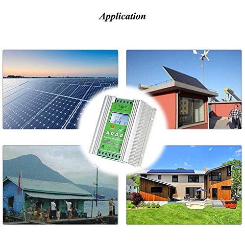 1000W Wind Solar Hybrid Charge Controller ,Off Grid MPPT Wind Turbine Solar Charge Controller Hybrid Controller 600W Wind and 400W Solar Panel 12V/24V Auto Distinguish